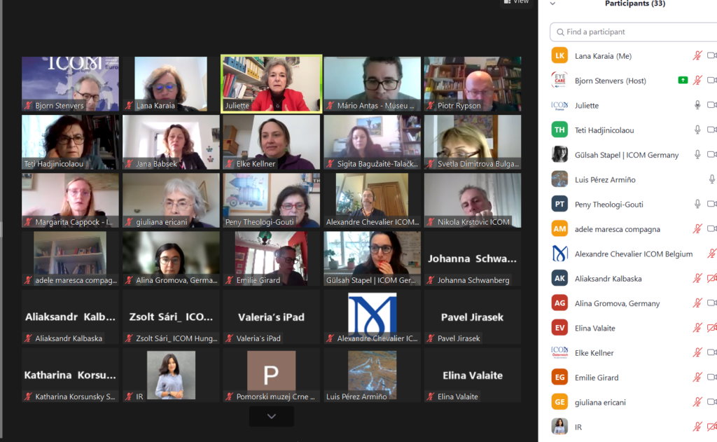 ICOM Europe 1st Plenary meeting - ICOM EUROPE - ICOM EUROPE